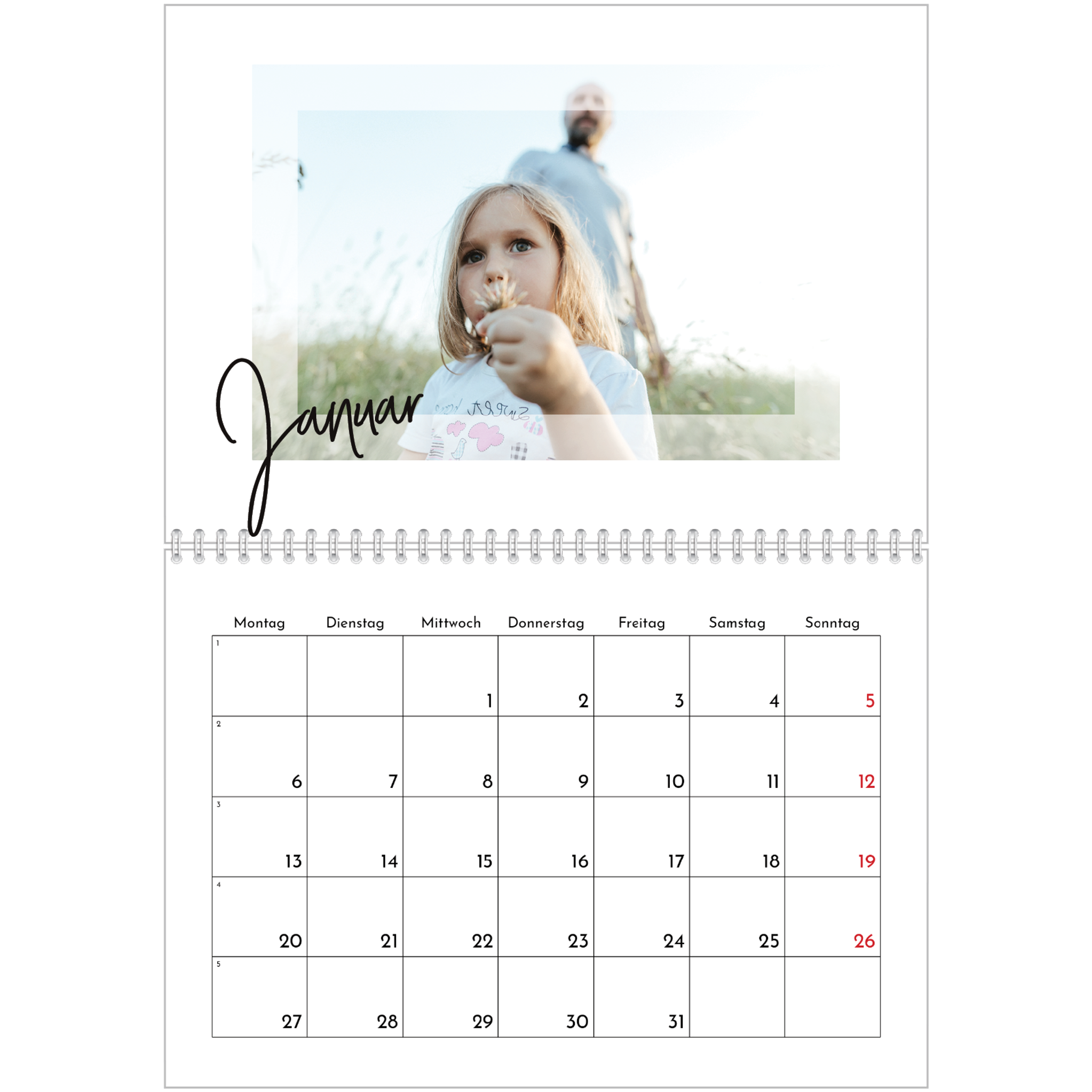 Fotokalender Quadratisch | 20 x 20 cm Kalender | PosterXXL